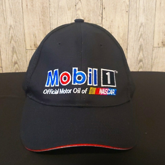 BDA INC | Accessories | Vintage Mobile Official Motor Oil Of Nascar Hat ...